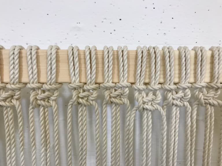 easy macrame folding screen - My French Twist