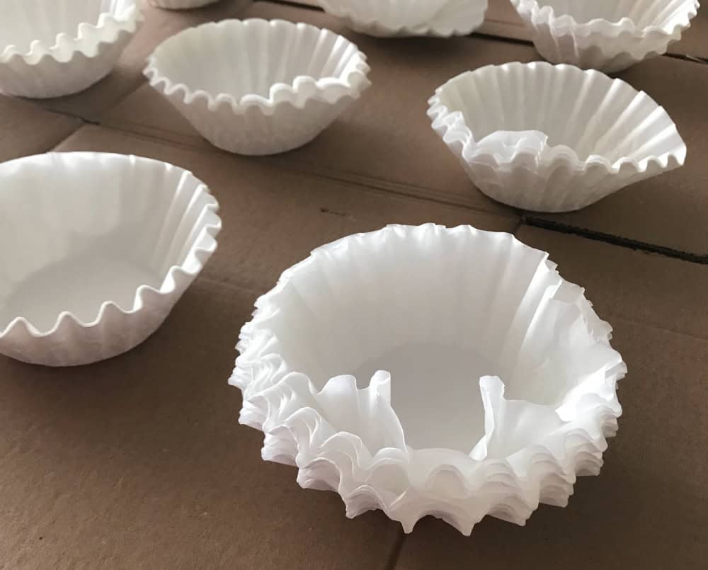 how to dye coffee filters - My French Twist