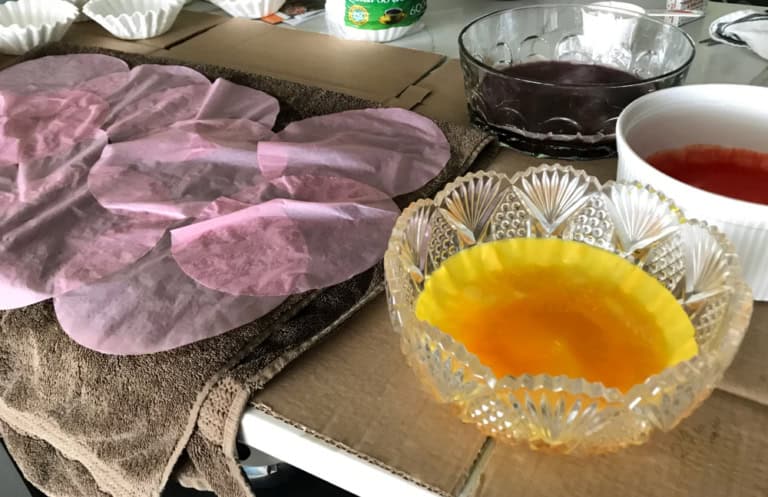 how to dye coffee filters - My French Twist