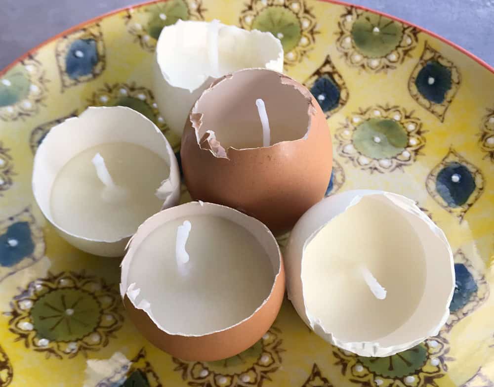 egg shell candles - My French Twist