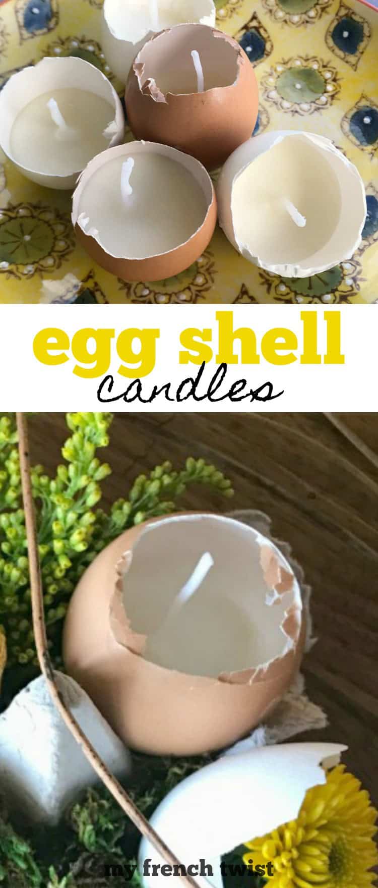 egg shell candles - My French Twist