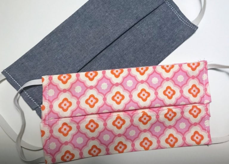 easy-to-sew mask - second version - My French Twist