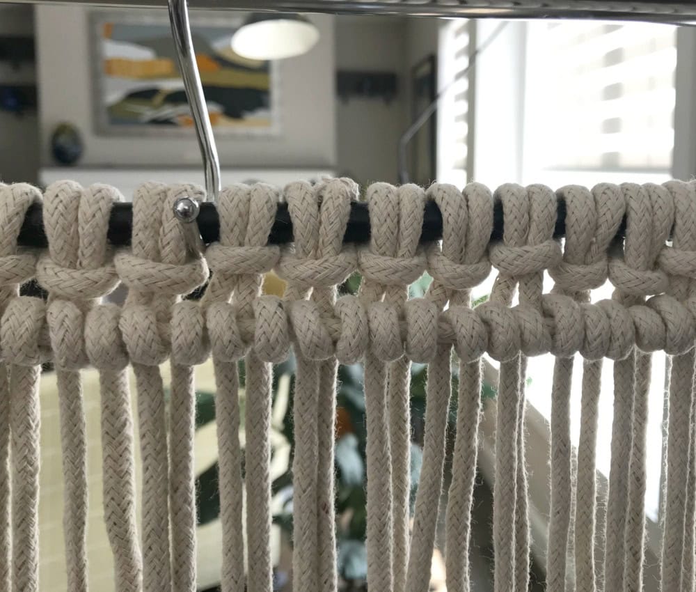 macrame curtain - My French Twist