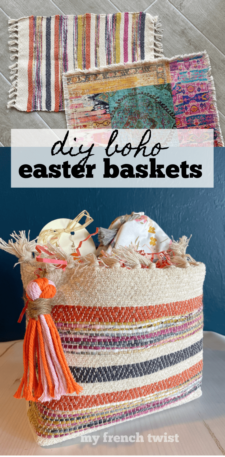 diy boho easter basket - My French Twist